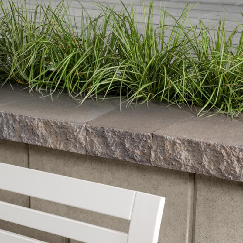 ARCHITECTURAL CAP DOUBLE-SIDED CHAMPLAIN GREY | Techo-Bloc