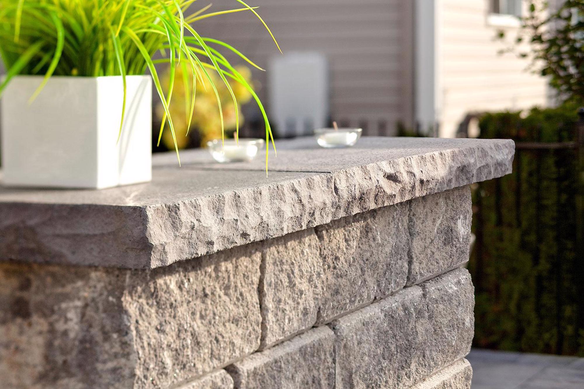 Decorative Concrete Block Caps | Shelly Lighting