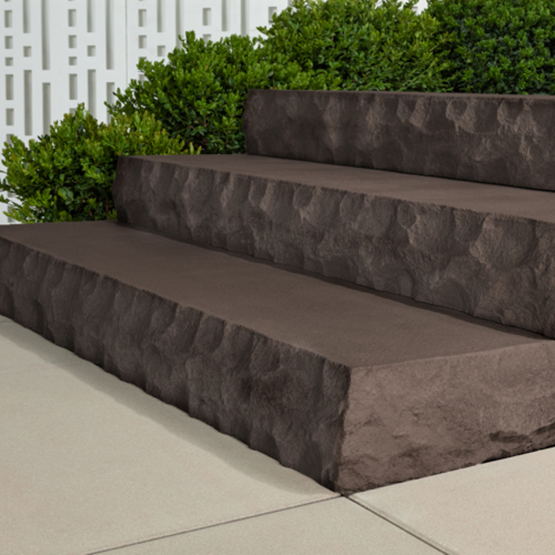 YORK 60" STEP (2), CHOCOLATE BROWN | Techo-Bloc