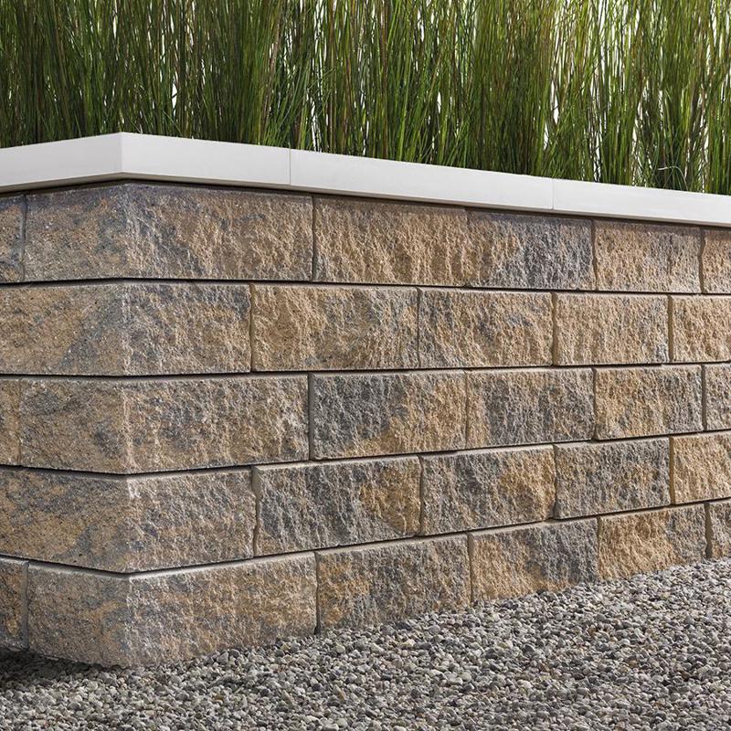 SEMMA CORNER & PILLAR KIT SPLIT FACE SANDLEWOOD | Techo-Bloc