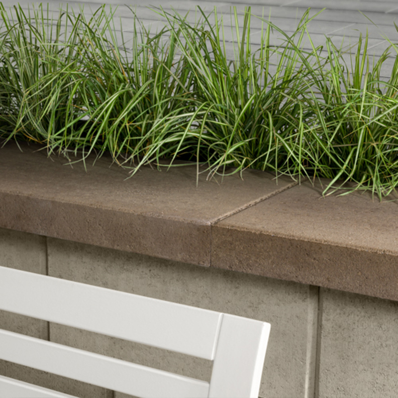 RAFFINATO CAP 14X28 60MM SMOOTH CHESTNUT BROWN | Techo-Bloc