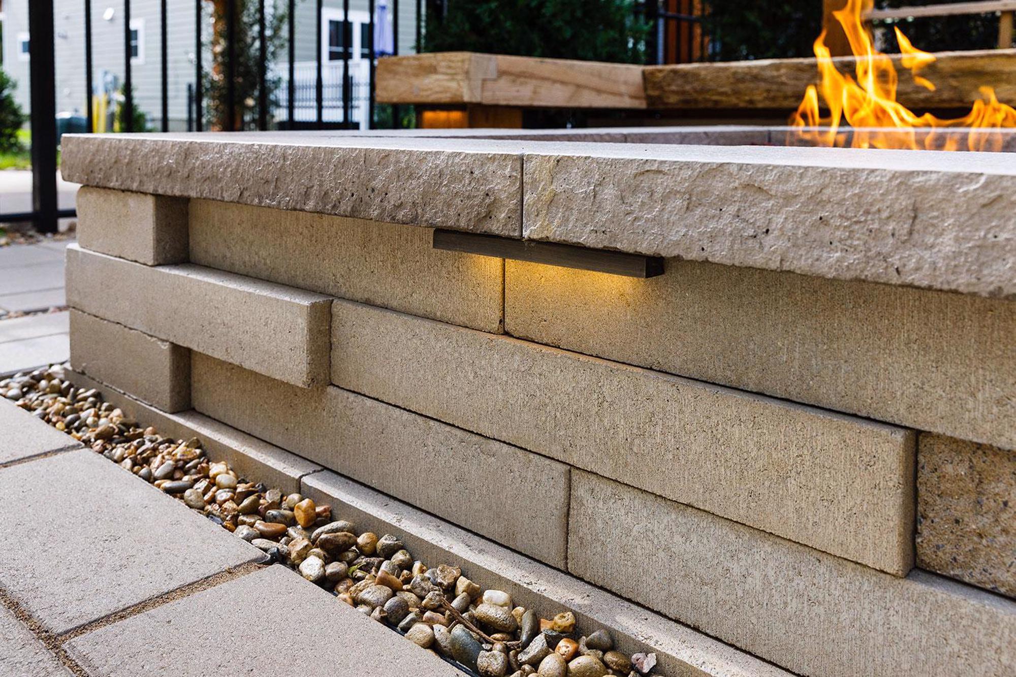 Smooth Limestone Wall