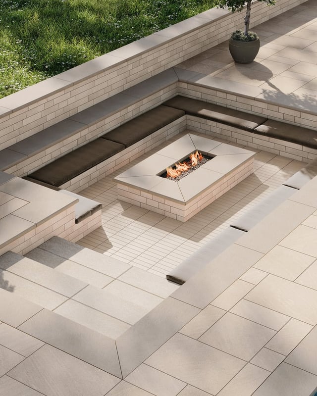 SANDSTONE SLAB 50 MM, BEIGE | Techo-Bloc