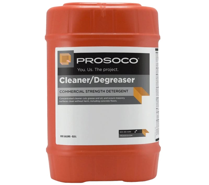 PROSOCO - CLEANER/DEGREASER - 5GAL | Techo-Bloc