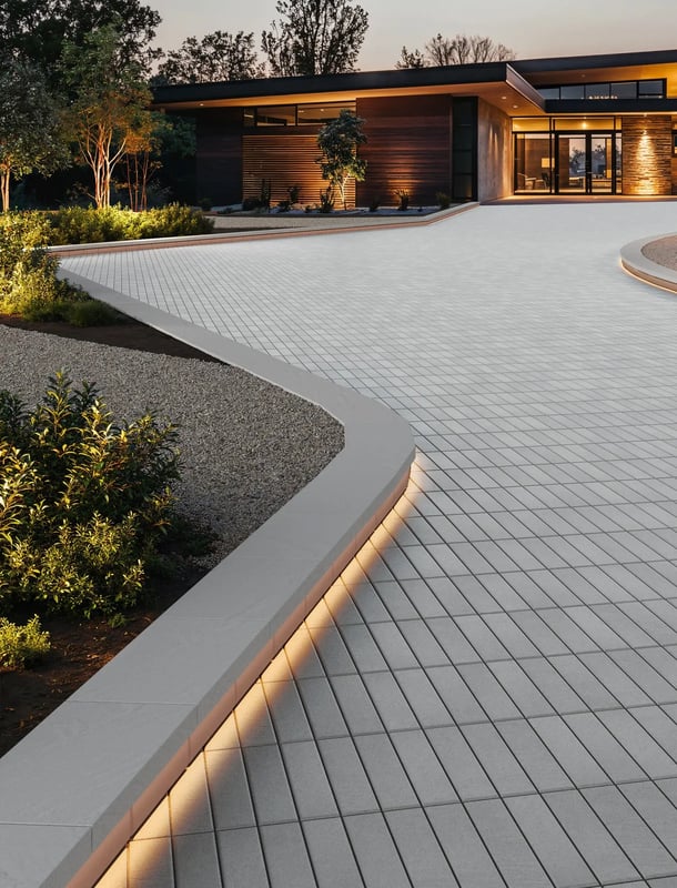 SANDSTONE CAP OVERLAY SYSTEM, GREY | Techo-Bloc