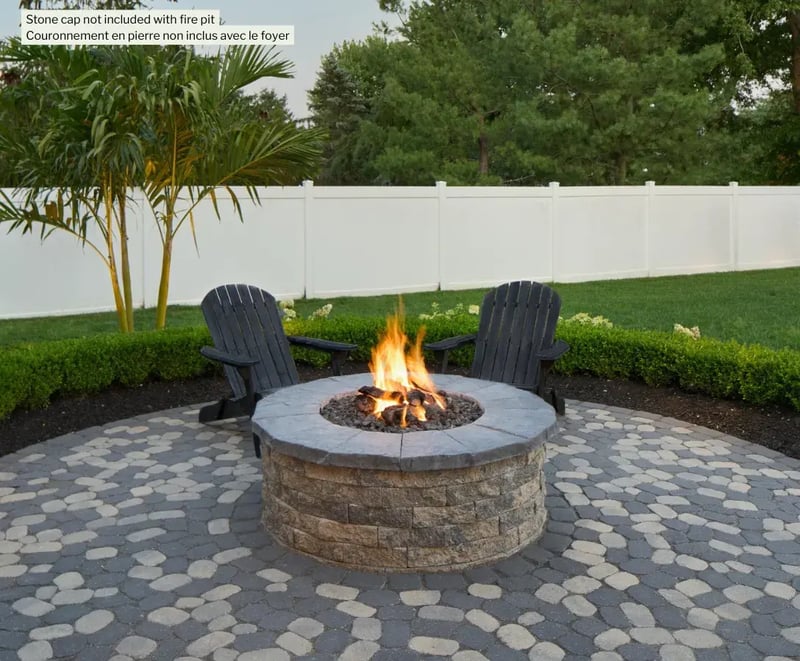 VALENCIA FIRE PIT CHESTNUT BROWN | Techo-Bloc