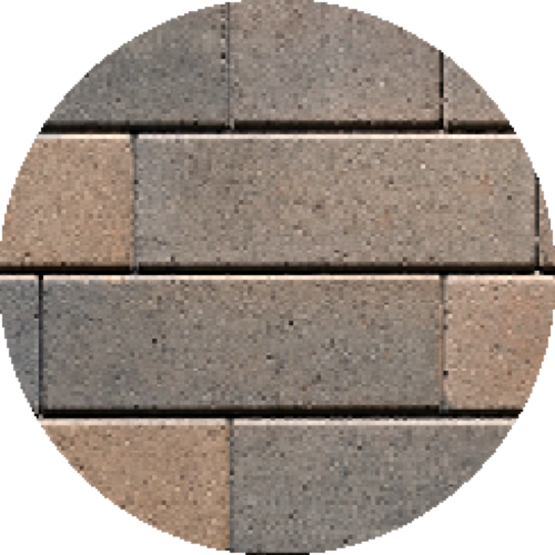 LINEA SMALL RECTANGLES CHAMPLAIN GREY | Techo-Bloc