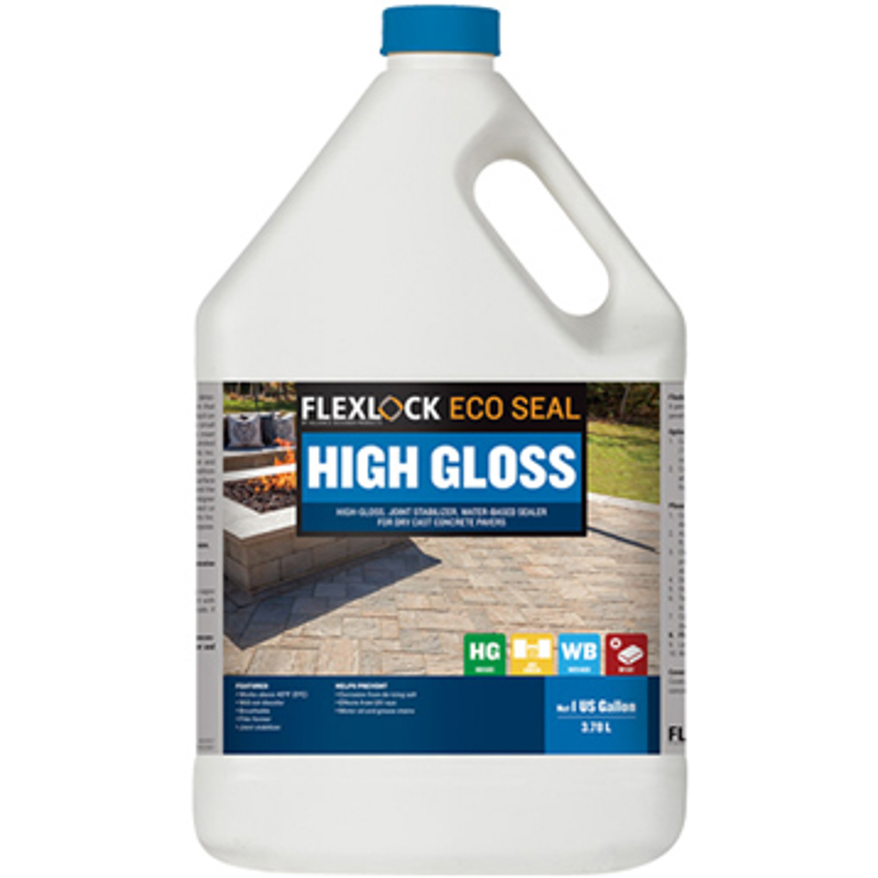 Flexlock Eco Seal High Gloss, Water Base 1 GAL | Techo-Bloc