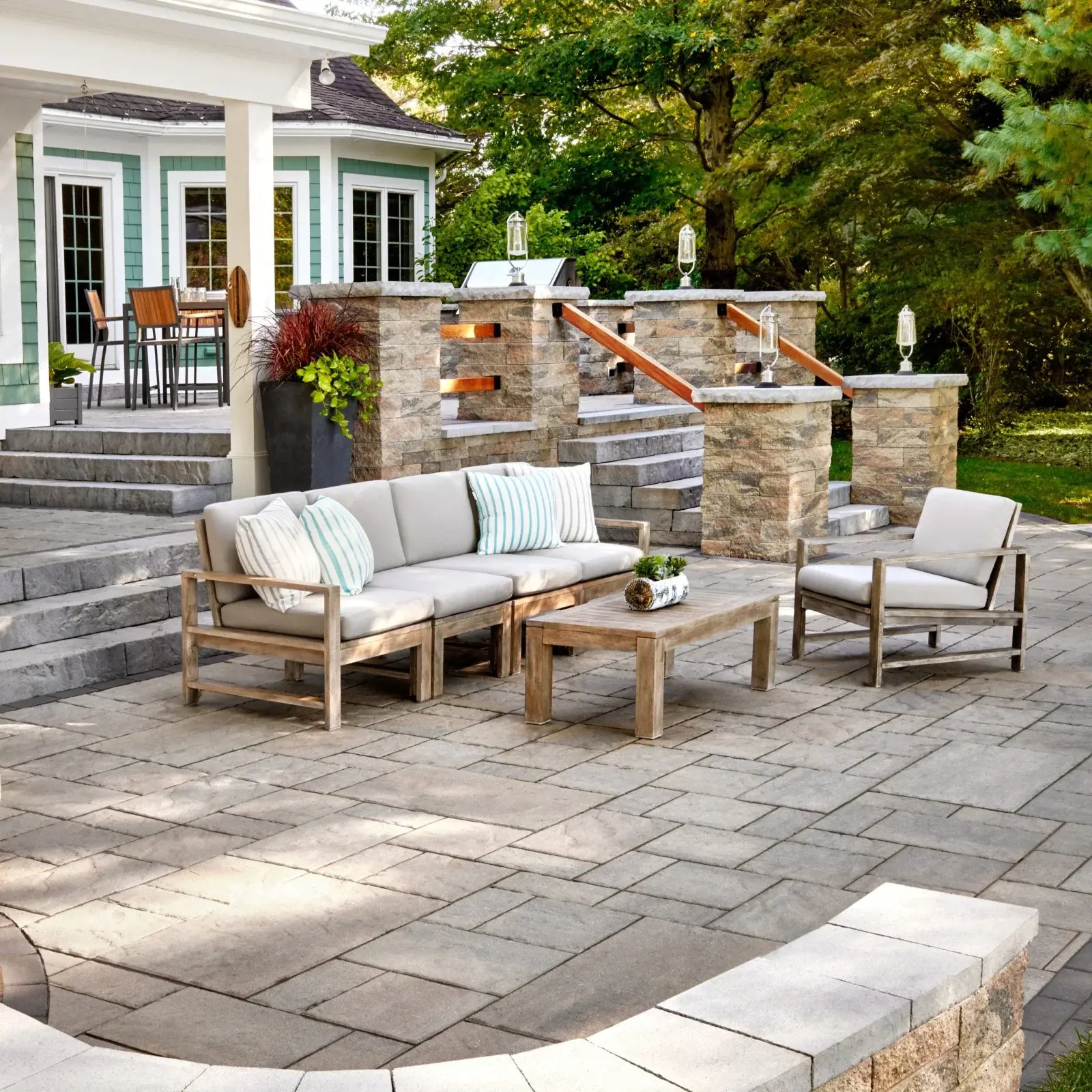 BLU 60MM SLAB SLATE CHAMPLAIN GREY | Techo-Bloc